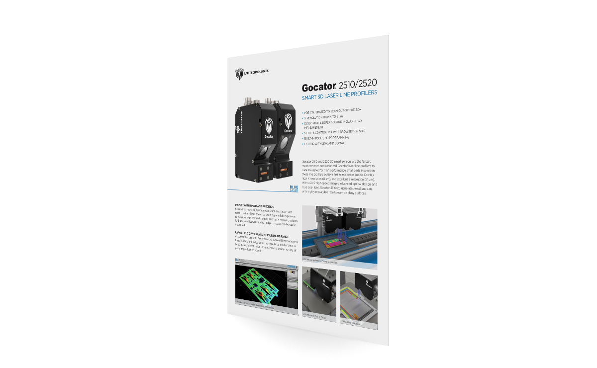 NEW Gocator® 2500 Series